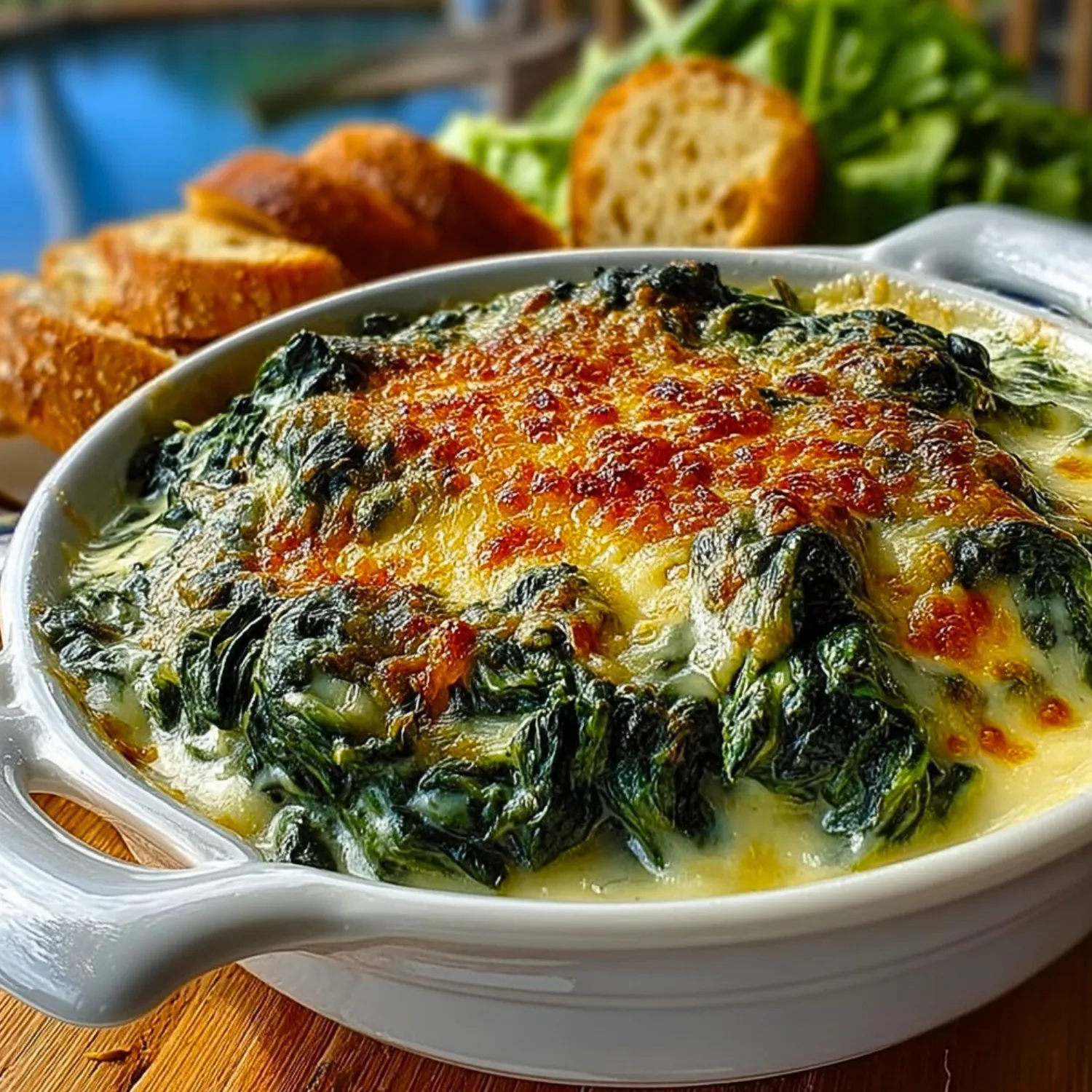 Cheesy Creamed Spinach